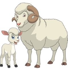 Scared sheep Royalty Free Vector Image - VectorStock