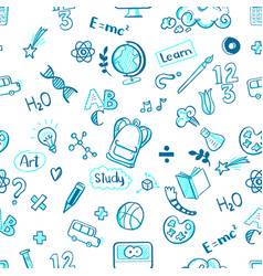 A seamless number and math icon Royalty Free Vector Image