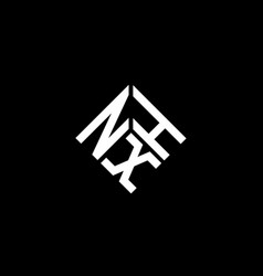 Lns letter logo design on black background Vector Image