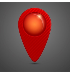 Black bubble map pointer badge Royalty Free Vector Image