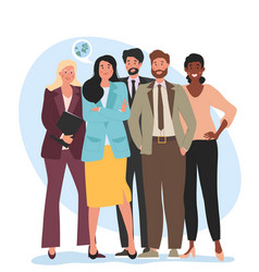 Business woman team set Royalty Free Vector Image