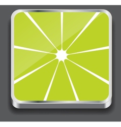 Lemon app icon Royalty Free Vector Image - VectorStock