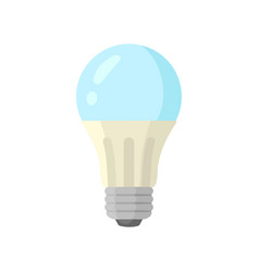 Light bulb color isolated on white background Vector Image