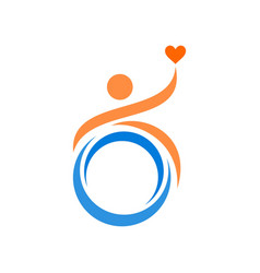 Love heart stethoscope medical logo icon Vector Image