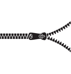 Short zip icon cartoon style Royalty Free Vector Image