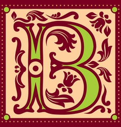 Vintage alphabet part 2 Royalty Free Vector Image