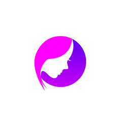 Cosmetic beauty logo design Royalty Free Vector Image