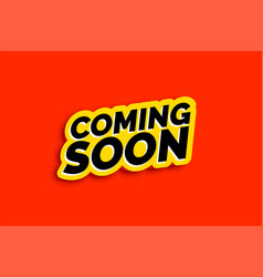 Coming soon loading screen Royalty Free Vector Image