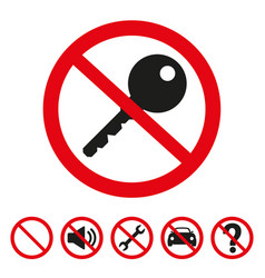 No shower sign on white background Royalty Free Vector Image