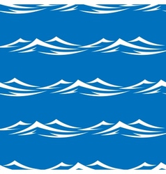 Sea and ocean waves Royalty Free Vector Image - VectorStock