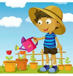 Cleaning kids helping parents set Royalty Free Vector Image