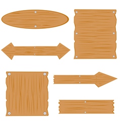 Wooden cutting board on white background Vector Image