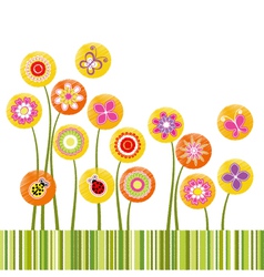 Spring bright floral butterfly vector by OlgaDrozd - Image #1794400 ...