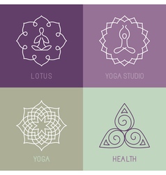 Yoga vector by venimo - Image #3048855 - VectorStock