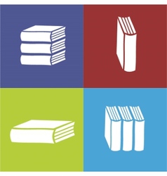 Reading books infographics set of flat icons vector by ma_rish - Image ...