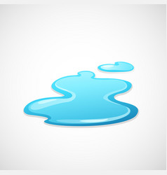 Water splash symbol design Royalty Free Vector Image