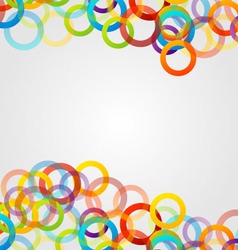 Modern funky colorful sign Royalty Free Vector Image