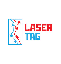 Laser tag game set banners Royalty Free Vector Image