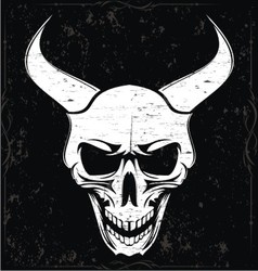 Red Devil Skulls Royalty Free Vector Image - VectorStock