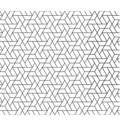 Repeating abstract monochrome circle grid pattern Vector Image