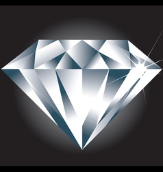 Diamond frame with ruby Royalty Free Vector Image
