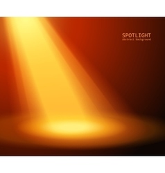 Abstract round podium illuminated with spotlight Vector Image