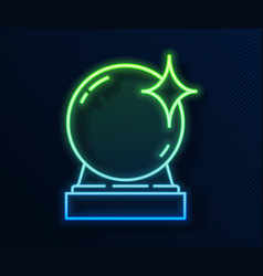 Neon earth Royalty Free Vector Image - VectorStock