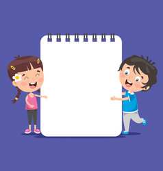 Paper template design Royalty Free Vector Image