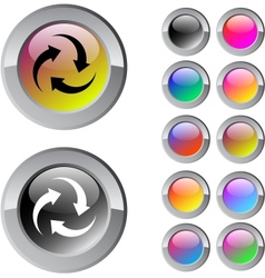 Color buttons set Royalty Free Vector Image - VectorStock