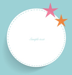 Cute note papers ready for your message Royalty Free Vector