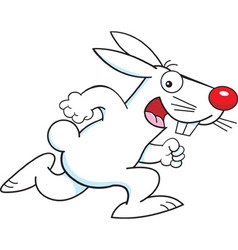 Quick rabbit Royalty Free Vector Image - VectorStock