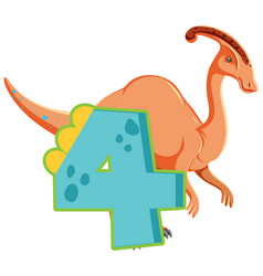 Counting number 0 to 9 for kids Royalty Free Vector Image