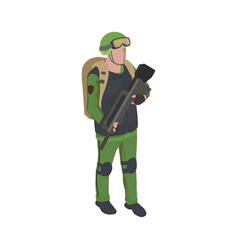 Indian hindu maratha traditional soldier warrior Vector Image