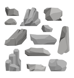 Set of stone Royalty Free Vector Image - VectorStock