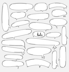 Set of text dividers calligraphic elements Vector Image