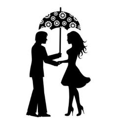 Couple under love tree Vector Image by jackrust - Image #351036 - VectorStock