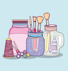 Do it yourself cartoons Royalty Free Vector Image