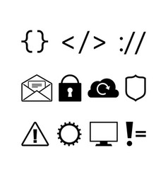 Computer doodles Royalty Free Vector Image - VectorStock