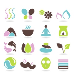 Set of spa symbols Royalty Free Vector Image - VectorStock