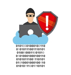 Cute style security guard saluting cartoon Vector Image