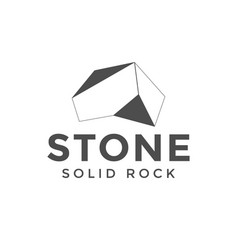 Three slabs logo with marble texture Royalty Free Vector