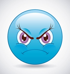 Hush emoticon Royalty Free Vector Image - VectorStock