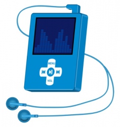 Cartoon mp3 player Royalty Free Vector Image - VectorStock