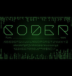 Devil font demon typeface alphabet satan letters Vector Image