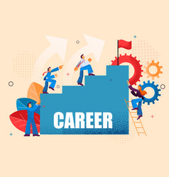 Career ladder Royalty Free Vector Image - VectorStock