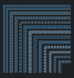 Decorative seamless border Royalty Free Vector Image