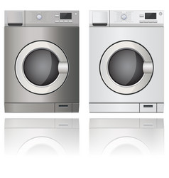 Realistic washing machine Royalty Free Vector Image