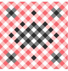 Red gingham seamless pattern Royalty Free Vector Image