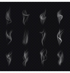 Smoke seamless pattern Royalty Free Vector Image