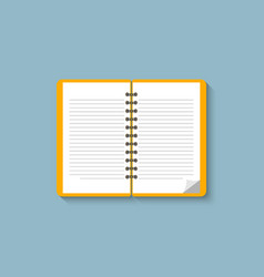 Notebook paper background Royalty Free Vector Image